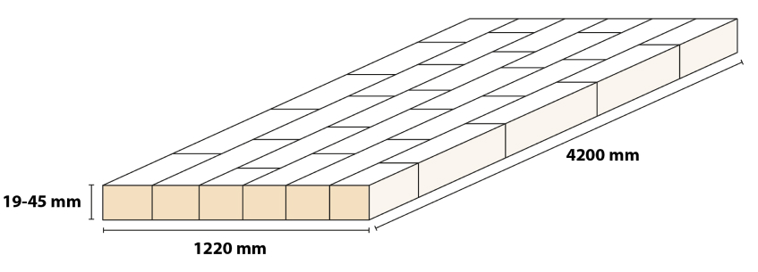 Finger jointed panels | Lamel Legno
